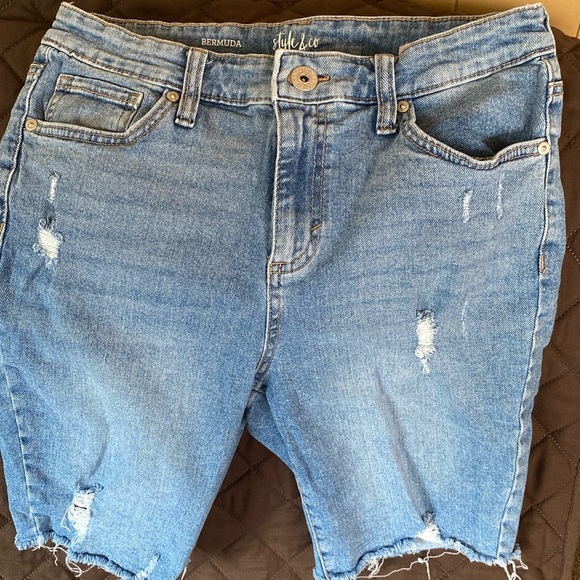 Shorts | Bermuda Ripped Shorts | Poshmark